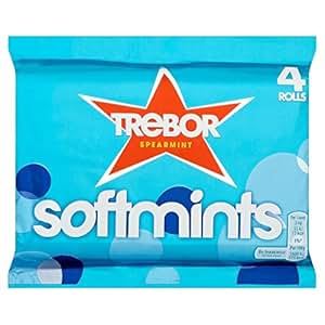 Trebor Softmints Spearmint, 4 x 44.9g: Amazon.co.uk: Prime Pantry
