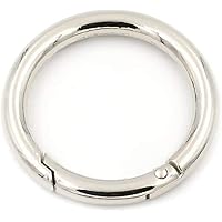 Spring O Rings, 2Pcs Spring Snap Clip Hooks, OD Φ48mm Round Carabiner ...