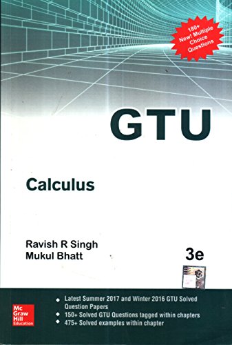 Buy CALCULUS - GTU 17 3 ED Book Online at Low Prices in India ...