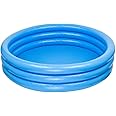 Intex 59416NP Crystal Blue Three Ring Inflatable Paddling Pool 1.14m x ...