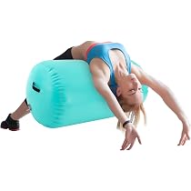 Tumble Track Air Tumbling Mat Inflatable Gymnastics Barrel Roller ...