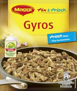 Maggi Fix für Pfannen -Gyros, 27 er Pack (27 x 30 g): Amazon.de ...