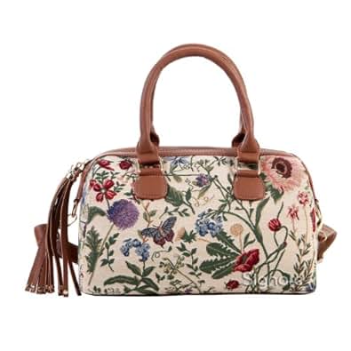 Signare Fashion Tapestry tassel bag/shoulder bag in Morning Garden ...
