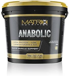 Matrix Nutrition Anabolic Protein Powder - Whey Protein Blend - 80% ...