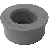 FLOPLAST Waste Pipe Boss Adaptor - Solvent 40mm (43mm) - Bag of 2 ...