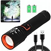 MZ 035 (ZOOMABLE LED Metal Torch) 4 Modes Flashlight, Super Bright Cree ...