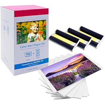 Canon Original Easy Photo Pack E-P100 (100 Postcard size prints) for ...