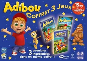 Coffret Adibou - 3 jeux : Adibou et l'ombre verte + Adibou et le secret de Paziral + Adibou et ...