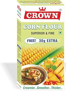 Crown Corn Flour (Total: 910g)-Pack of 7: Amazon.in: Grocery & Gourmet ...