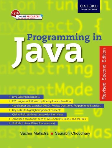 Buy PROGRAMMING IN JAVA REVISED 2ND EDITION Book Online at Low Prices in India | PROGRAMMING IN ...