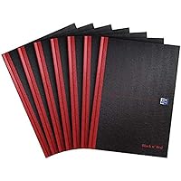 Oxford Black n' Red, A4 Notebook, Casebound, Hardback, 192 Pages ...