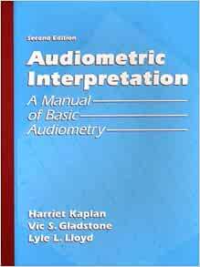 Audiometric Interpretation: A Manual of Basic Audiometry: Amazon.co.uk ...