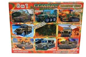 Combat Mission Military 8-In-1 Kit Plus 30 Soldiers: Amazon.co.uk: Toys ...