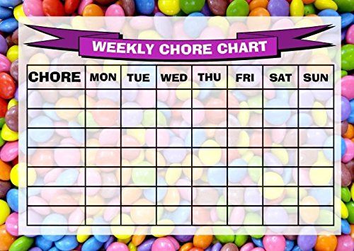 Buy Childrens Kids Rota Reward Task Chore Chart Sweets Online at ...