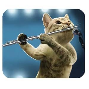 Cat Musician Playing Flute in Concert Performance-Customize Your ...
