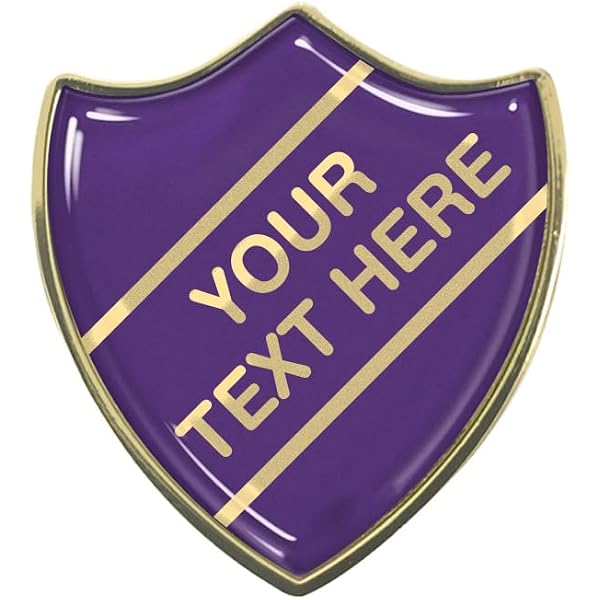 School Badges HC1778037 - Classmates Head Girl & Boy Shield Badges- Red ...