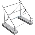 Solarware Solar Panel Stand for 6 Panels in 2-Row Gi Metal Complete DIY Structure Set (for 200 ...