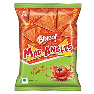 Bingo Mad Angles Tomato Madness Namkeen, 80 g: Amazon.in: Grocery ...