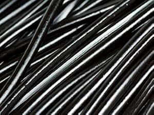 Black Liquorice Bootlaces x 10: Amazon.co.uk: Grocery