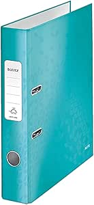 Leitz 10060051 A4 50 mm WOW 180 Lever Arch Files - Ice Blue : Amazon.co ...