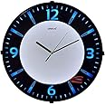 Buy Oreva Back Light Round Plastic Analog Wall Clock (32 cm x 32 cm x 4 ...