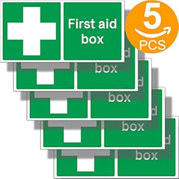 First Aid Box Stickers (90mm): Amazon.co.uk: Office Products