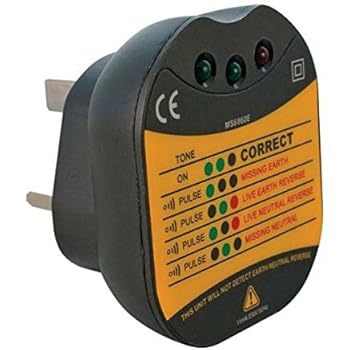 Kewtech LOOPCHECK107 Mains Socket Tester with Loop Check: Amazon.co.uk ...