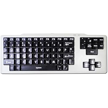 HCL Visually Impaired Keyboard for Special Needs, Blind | XL Large Hi ...