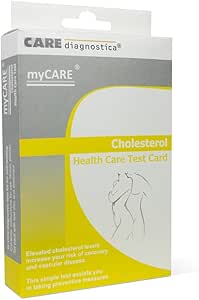 Cholesterol Finger Prick Blood Test Kit for Total Cholesterol Level ...