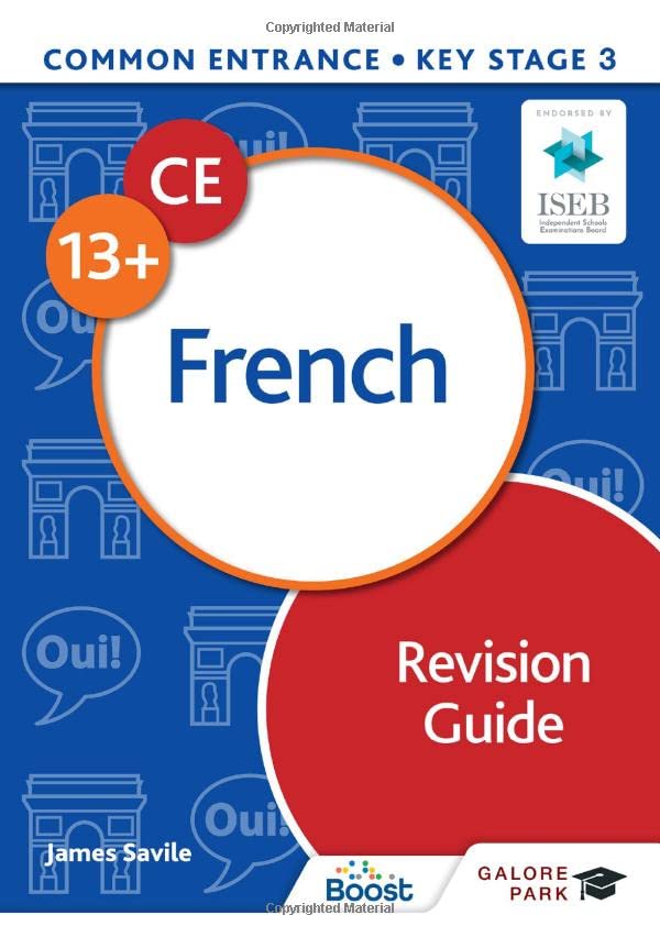 Common Entrance 13+ French Revision Guide: Amazon.co.uk: Savile, James ...