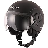 Vega Atom Helmet Black, Size:M(57-58 cm) : Amazon.in: Car & Motorbike