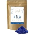 Poudre de Nila Bleu Maroc Original - Pigment naturel bleu pour les ...