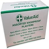 Value Aid Assorted Fabric Plasters - Box of 100 : Amazon.co.uk: Health ...