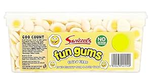 Swizzels Fun Gums Fried Eggs 600 Tub Bulk Wholesale: Amazon.co.uk: Grocery