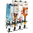 Oypla 4 Bottle Wall Mounted Spirit Drink Dispenser Bar Shot Measurer ...