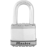 MASTER LOCK Heavy Duty Padlock, Security Level 10/10, Outdoor, Keyed ...