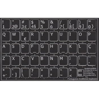 Portuguese Keyboard Stickers: Amazon.co.uk: Computers & Accessories