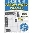 Large Print Arrow Word Puzzles: 100 crossword style puzzles in 16pt ...