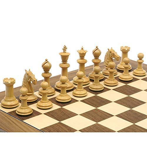 The Regency Chess Company The Bath Ebony and Walnut Chess Set – Pome