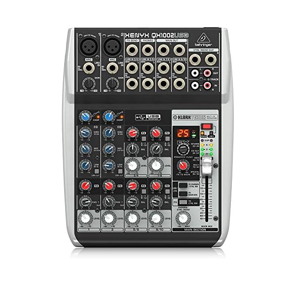 Behringer Xenyx QX1002 USB Table de mixage compacte 10 canaux – 7a7