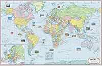 Buy World Map : Political ( 70 x 50 cm ) (World Map) Book Online at Low ...