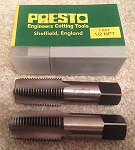 Presto 1/2" NPT Threading Tap Set: Amazon.co.uk: DIY & Tools