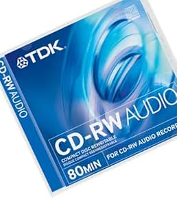 TDK CD-RW Audio CD Rewritable 10 pack 80 Mins: Amazon.co.uk: Computers & Accessories