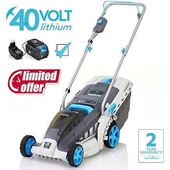 Spear & Jackson - S4037CR 37cm Cordless Rotary Lawnmower - 40V: Amazon ...