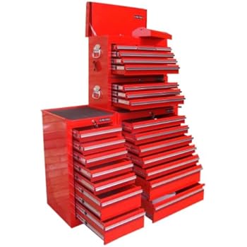 US PRO TOOLS TOOL CHEST TOOL BOX 3 PIECE STACKING ROLLER TOOL CABINET ...