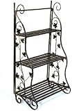Esschert Bph33 79 x 66 x 49cm Etagere Rectangular Cast-Iron - Brown ...