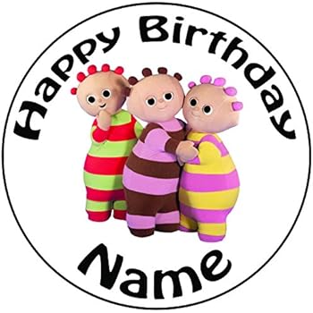 In the night garden Set of 'Tombliboos' Unn Ooo and Eee figures or cake ...