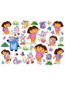 Dora the Explorer Wall Stickers 35 Pieces: Amazon.co.uk: Kitchen & Home