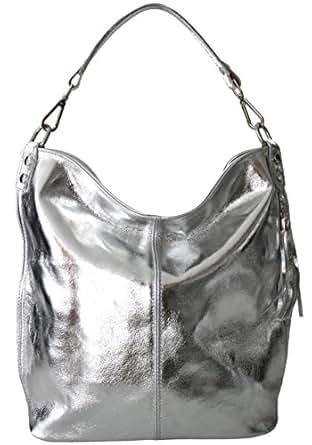 Sa Lucca echt Ledertasche Schultertasche Shopper Damentasche Handtasche ...