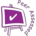 "Peer assessed" Self inking teacher reward stamp X12057 : Amazon.co.uk ...